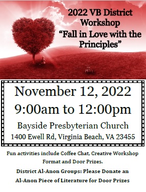 Virginia Beach Fall Workshop | Virginia Al-Anon/Alateen